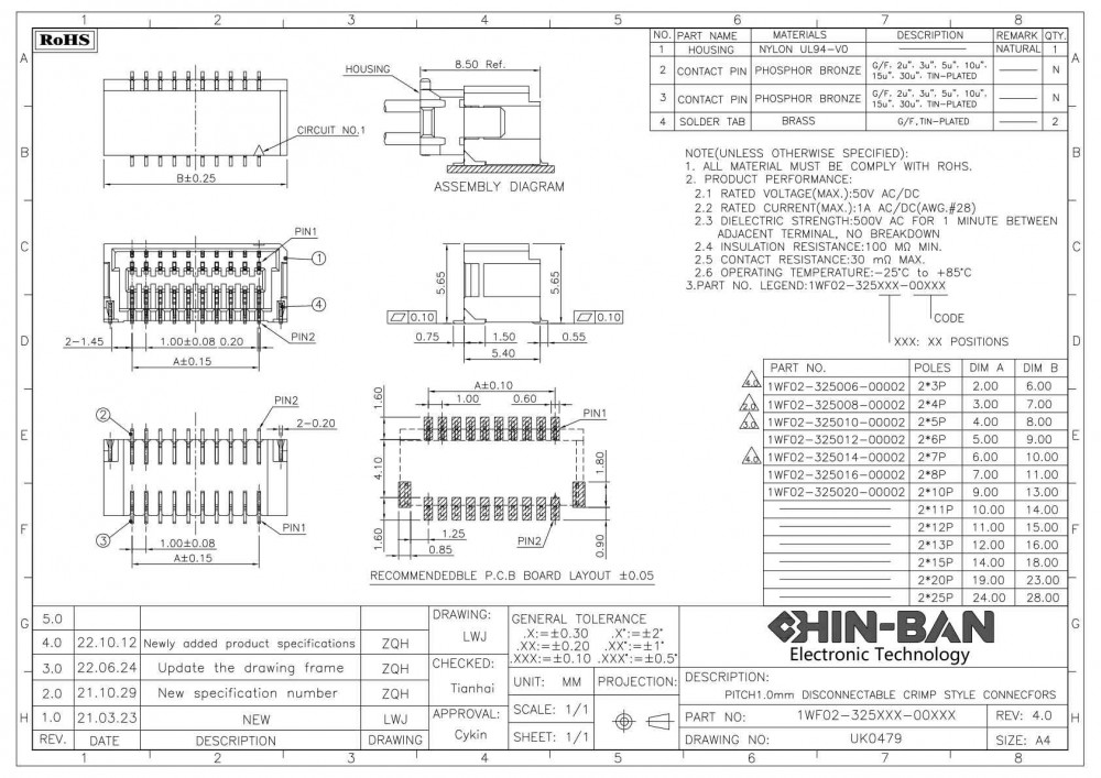 CHIN-BAN 1WF02-325014-00002 technical document page