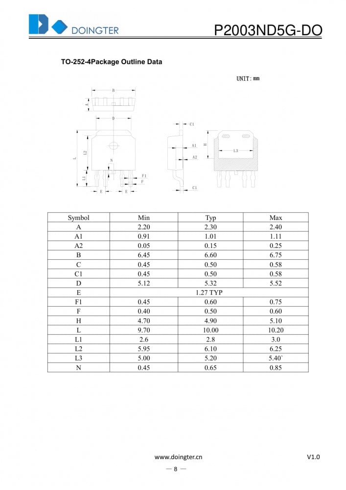P2003ND5G-DO datasheet page 8