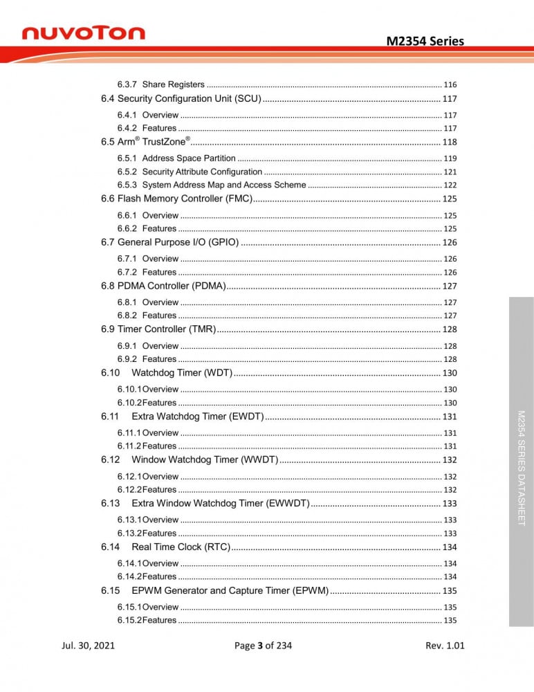 M2354 datasheet page 3