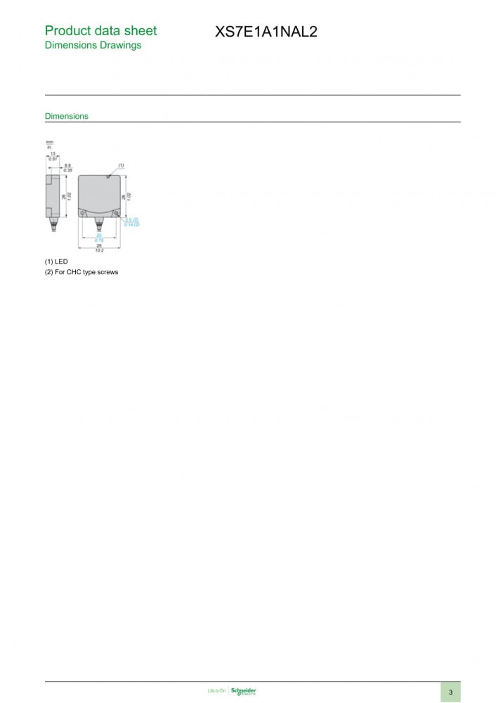 XS7E1A1NAL2 technical document page 3
