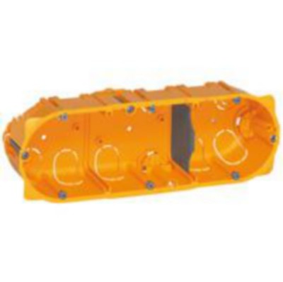 Batibox - Flush mounting box - 3 gang German std - depth 50 mm - dry partitions for sale