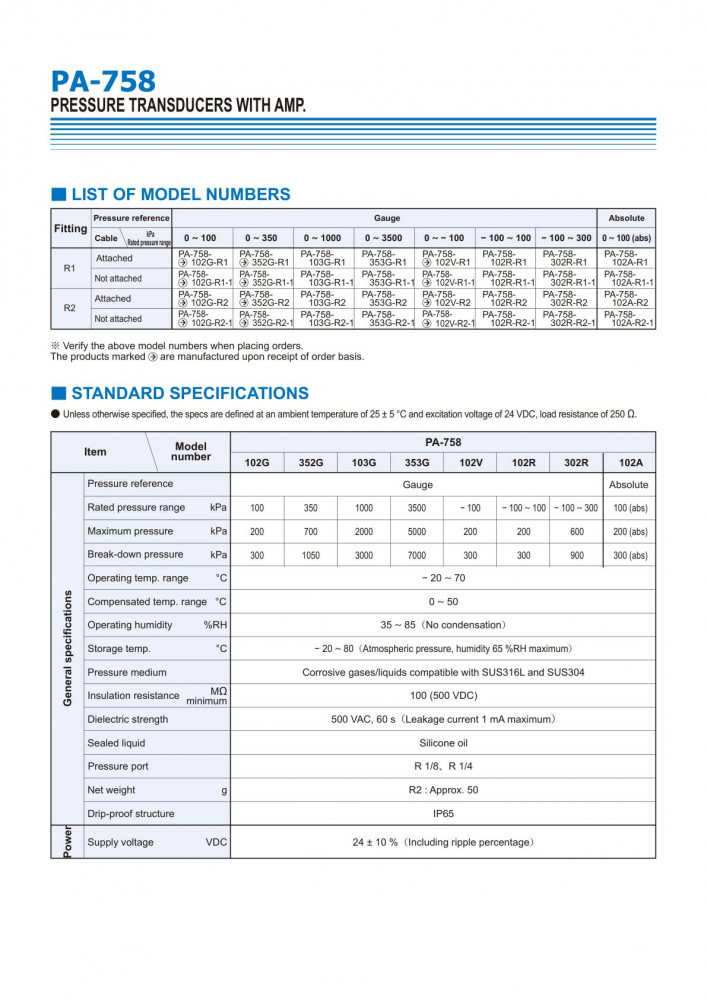 PA-758 technical documentation, page 2
