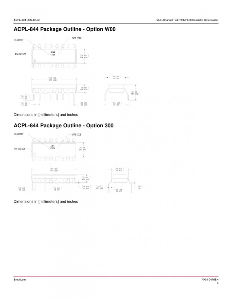 ACPL-824-500E technical document page 6