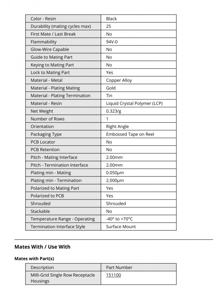 Molex Milli-Grid application specification page 3