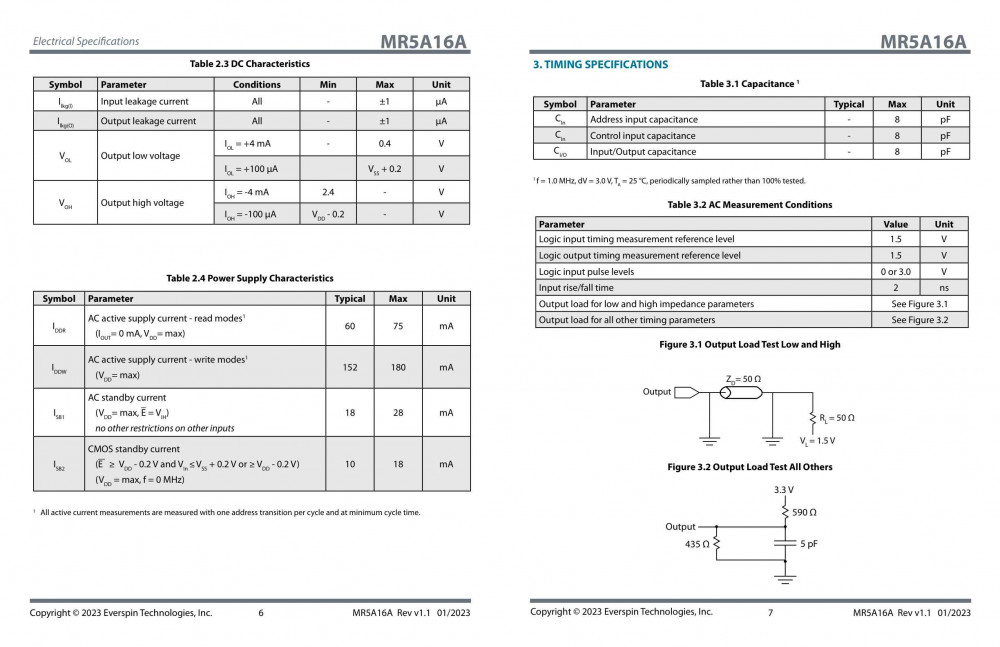 MR5A16ACMA35R datasheet page 4
