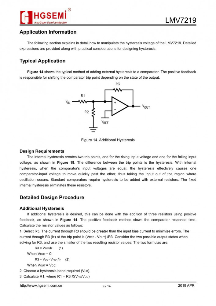 LMV7219 datasheet page 9