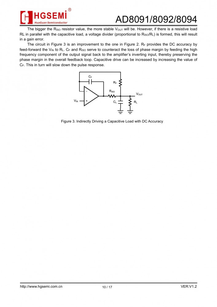 AD8092 technical document page 10