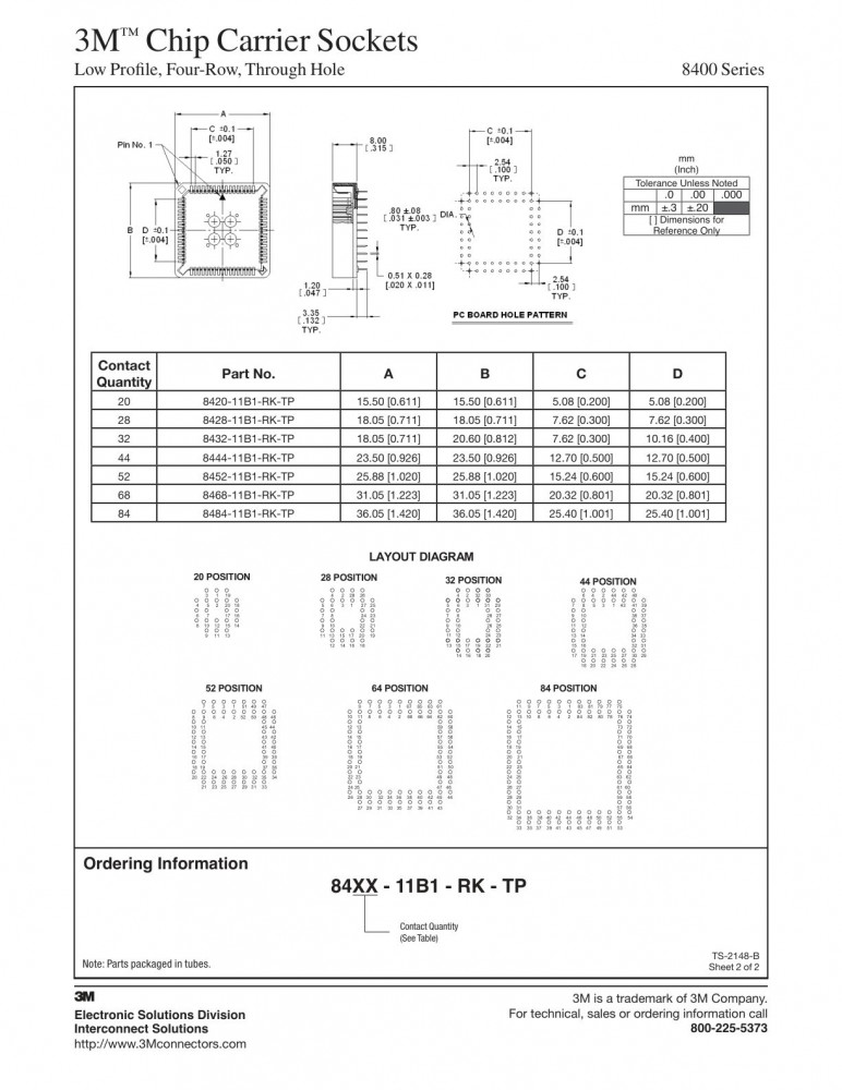 3M 8444-11B1-RK-TP technical document page 2