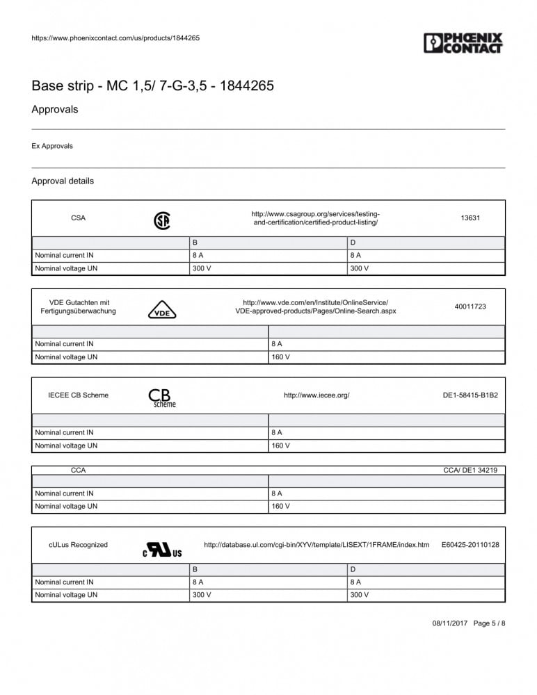 Phoenix Contact 1844265 technical document page 5
