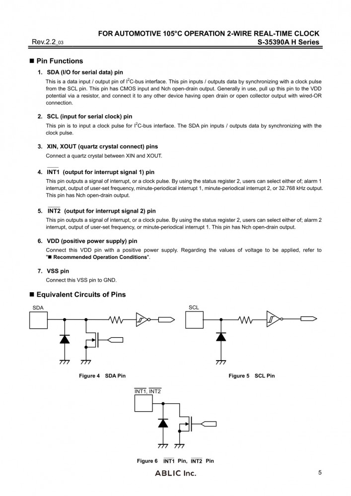S-35390A technical document page 5