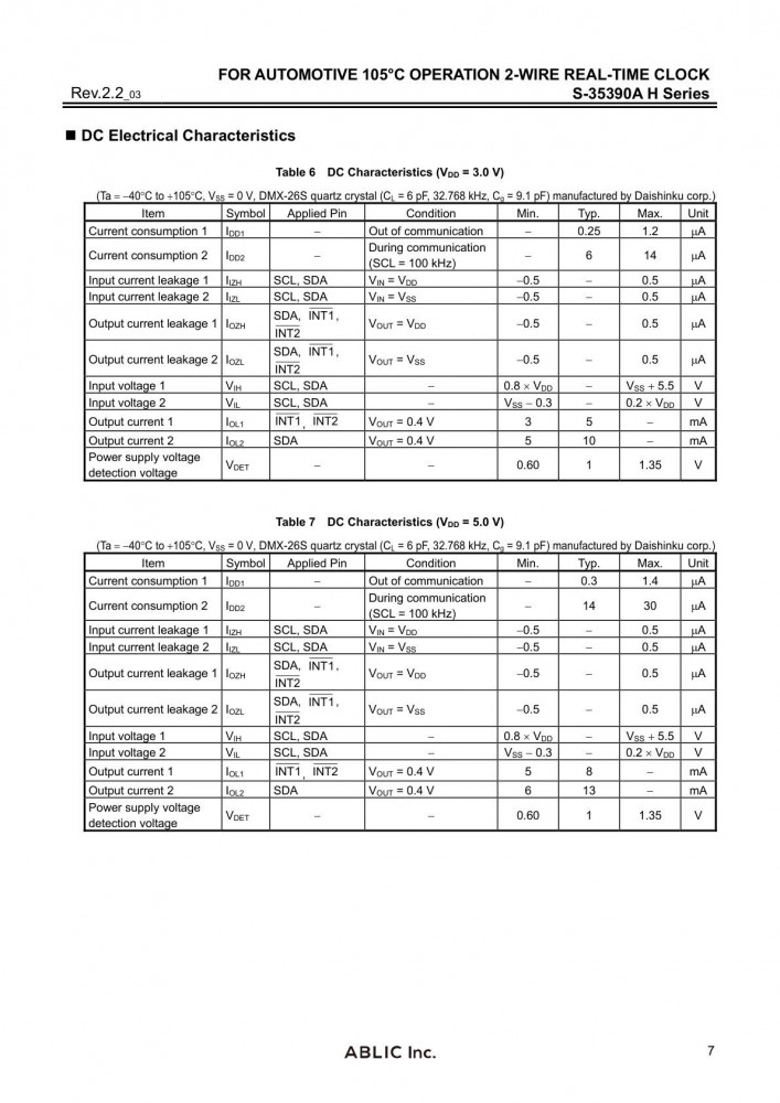 S-35390A technical document page 7