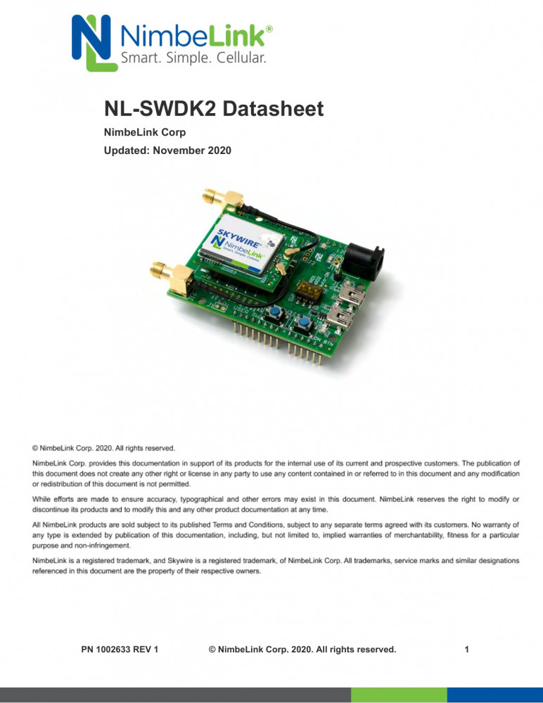 NL-SWDK2 document page 1