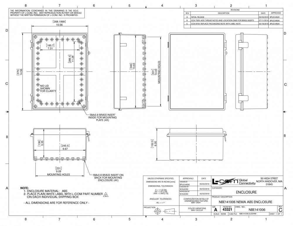 L-com NBE141006 technical document