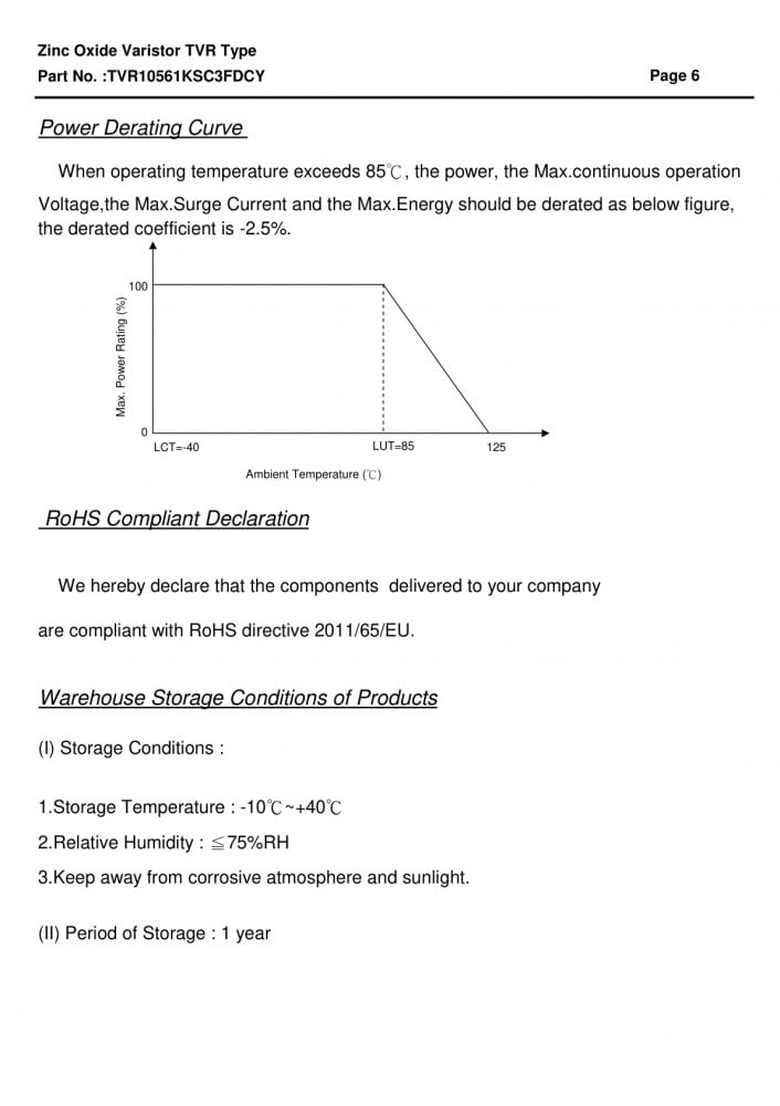 TVR10561KSC3FDCY datasheet page 8