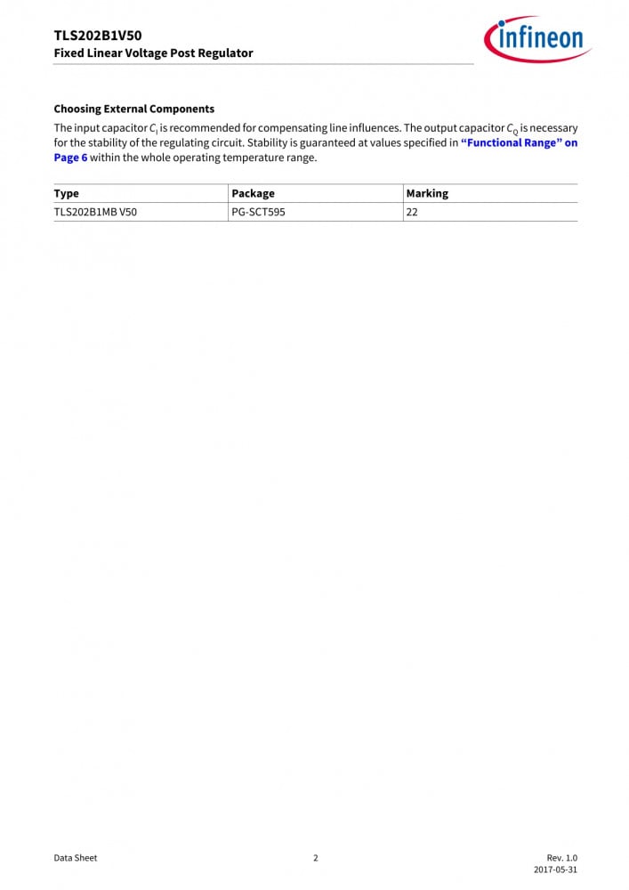 TLS202B1MB V50 datasheet page 2