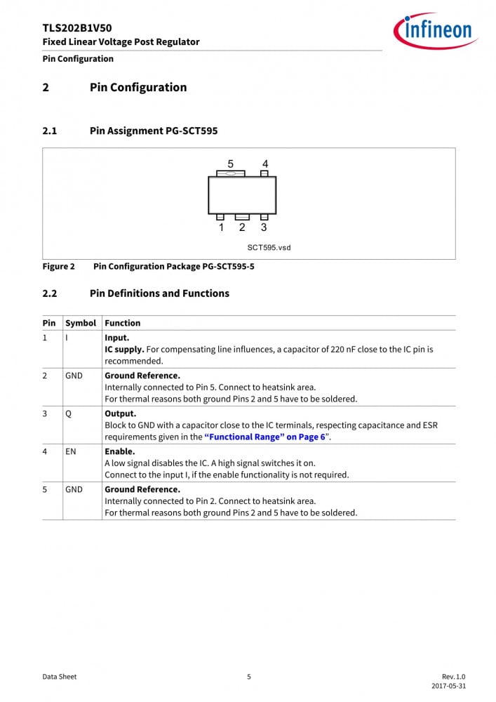 TLS202B1MB V50 datasheet page 5