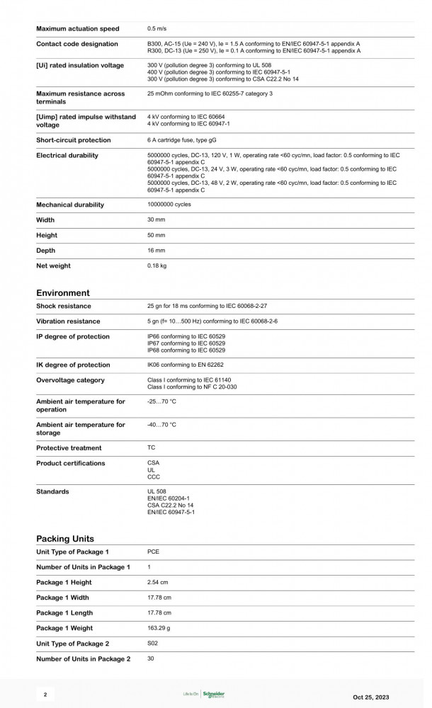 XCMD2110L1 technical document page 2