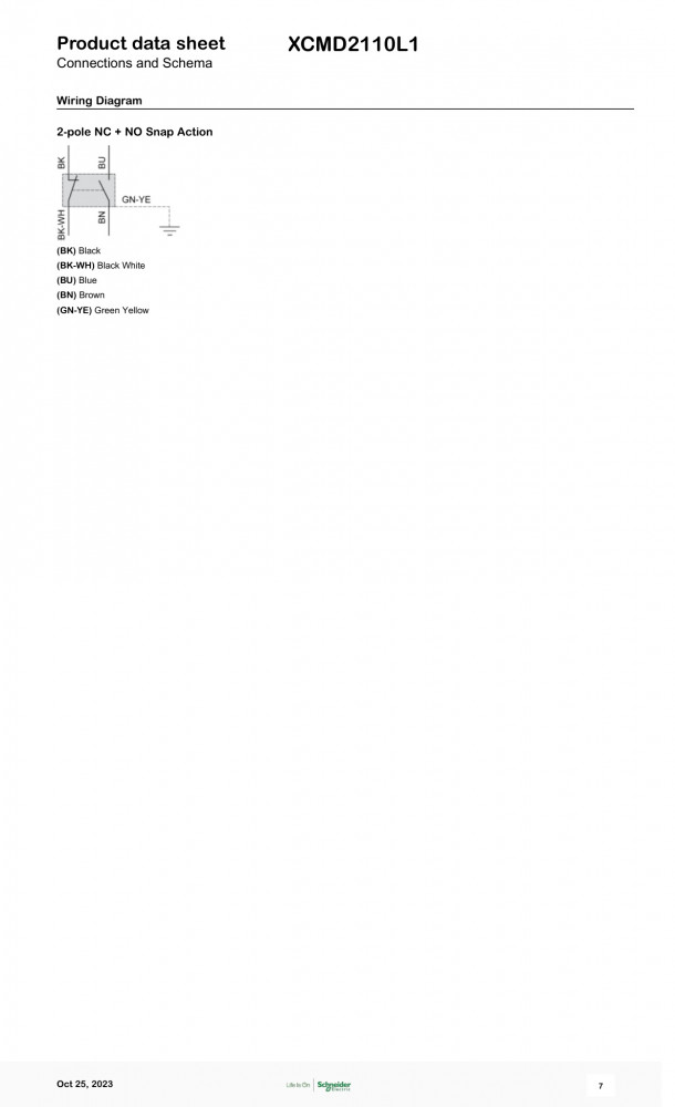 XCMD2110L1 technical document page 7