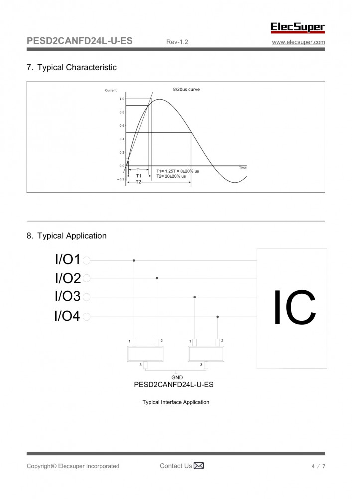 PESD2CANFD24L-U-ES datasheet page 4
