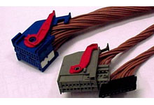 2.54mm Pitch MOX Receptacle Housing, 4 Rows, 40 Circuits, Black for sale