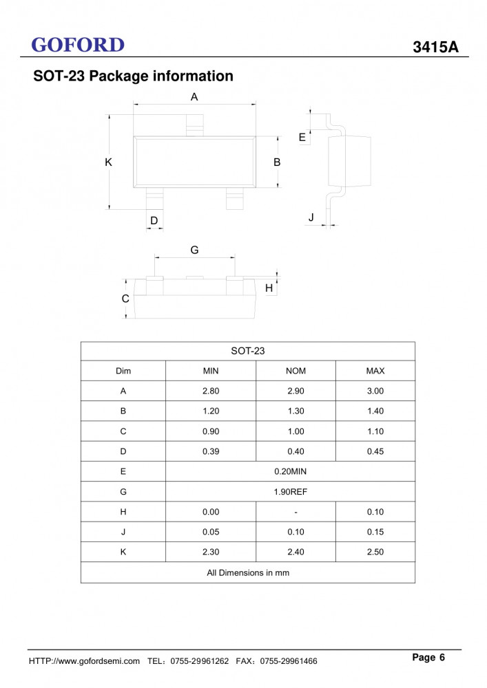 GOFORD 3415A datasheet page 6