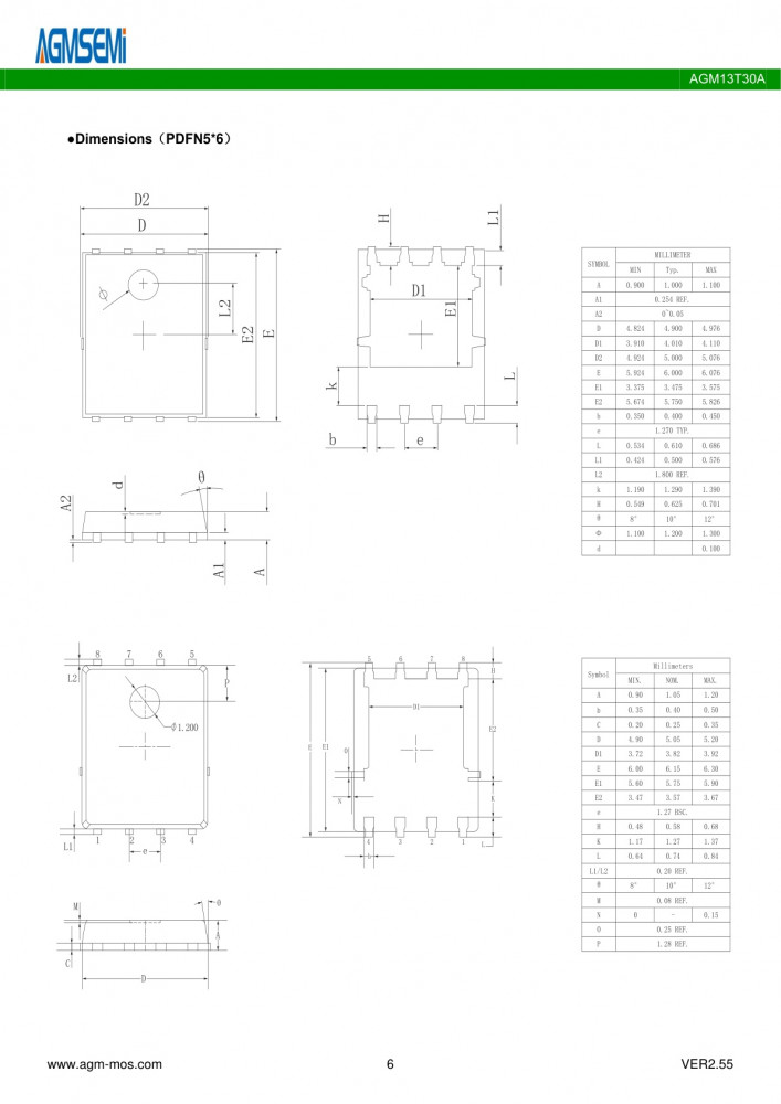 AGM13T30A datasheet page 6