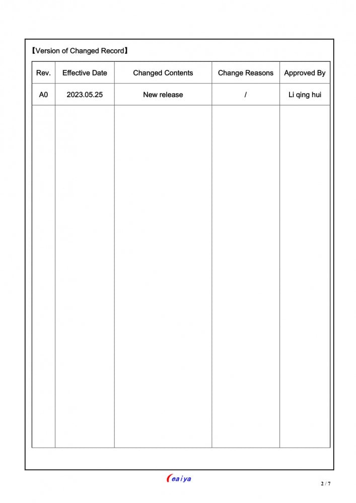 CR4012A datasheet page 2