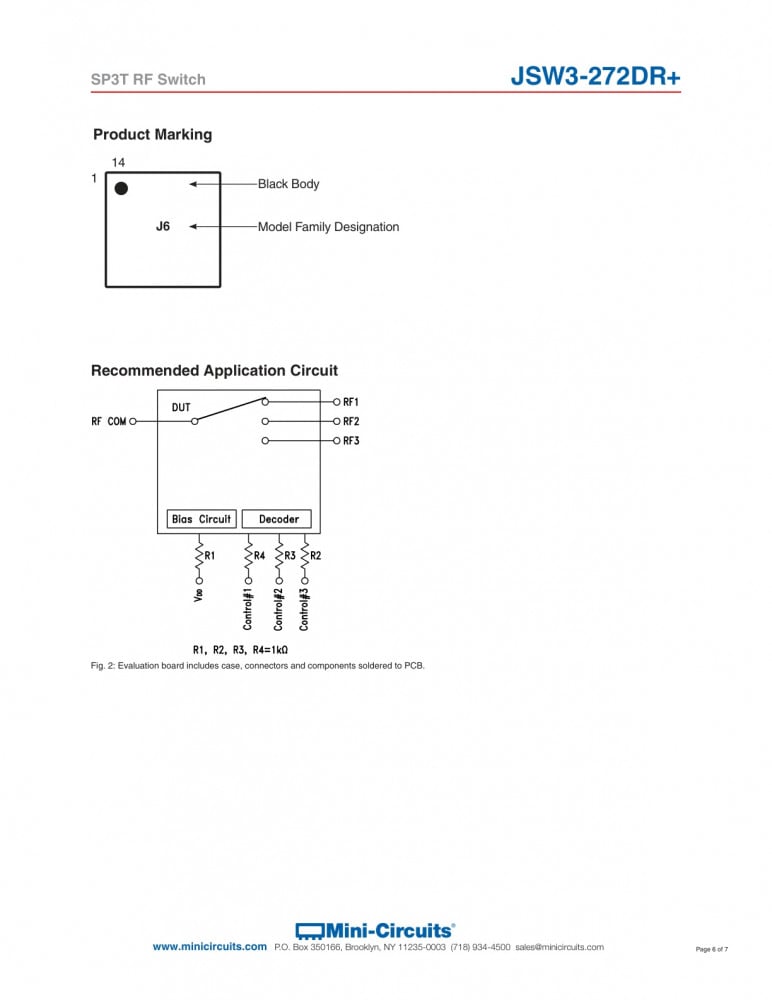 JSW3-272DR+ datasheet page 6