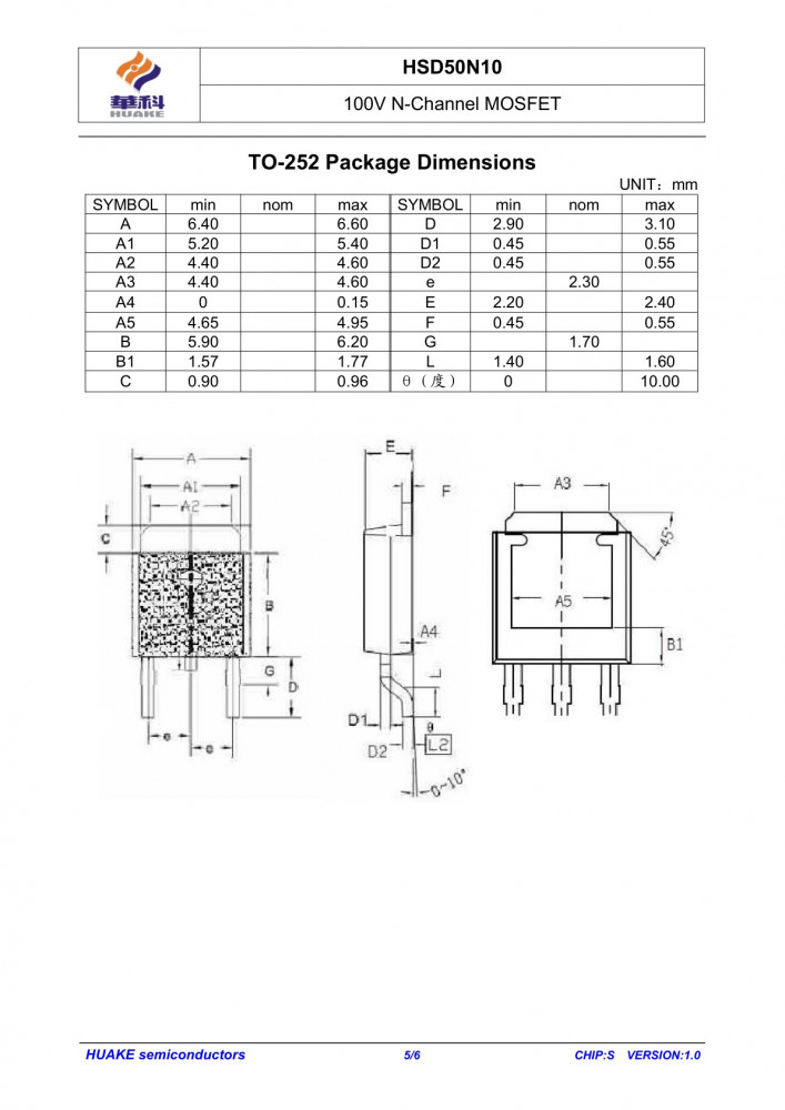 HSD50N10 datasheet page 5