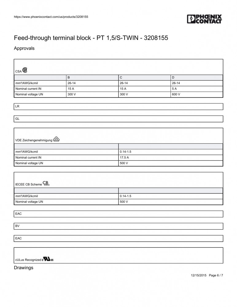PT 1,5/S-TWIN 3208155 technical document page 6