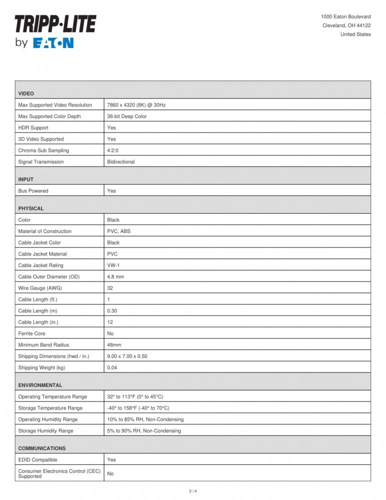 P580-001-V4 technical document page 2