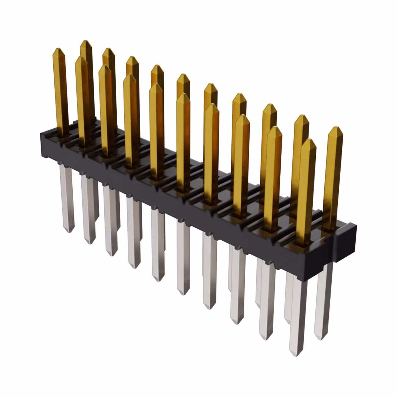 2.00mm Pitch Milli-Grid Header, Vertical, Through Hole, 20 Circuits, 0.76µm Gold (Au) Plating, Mating Pin Length 5.21mm, Tail Length 5.21mm, Tray, Lead-Free for sale