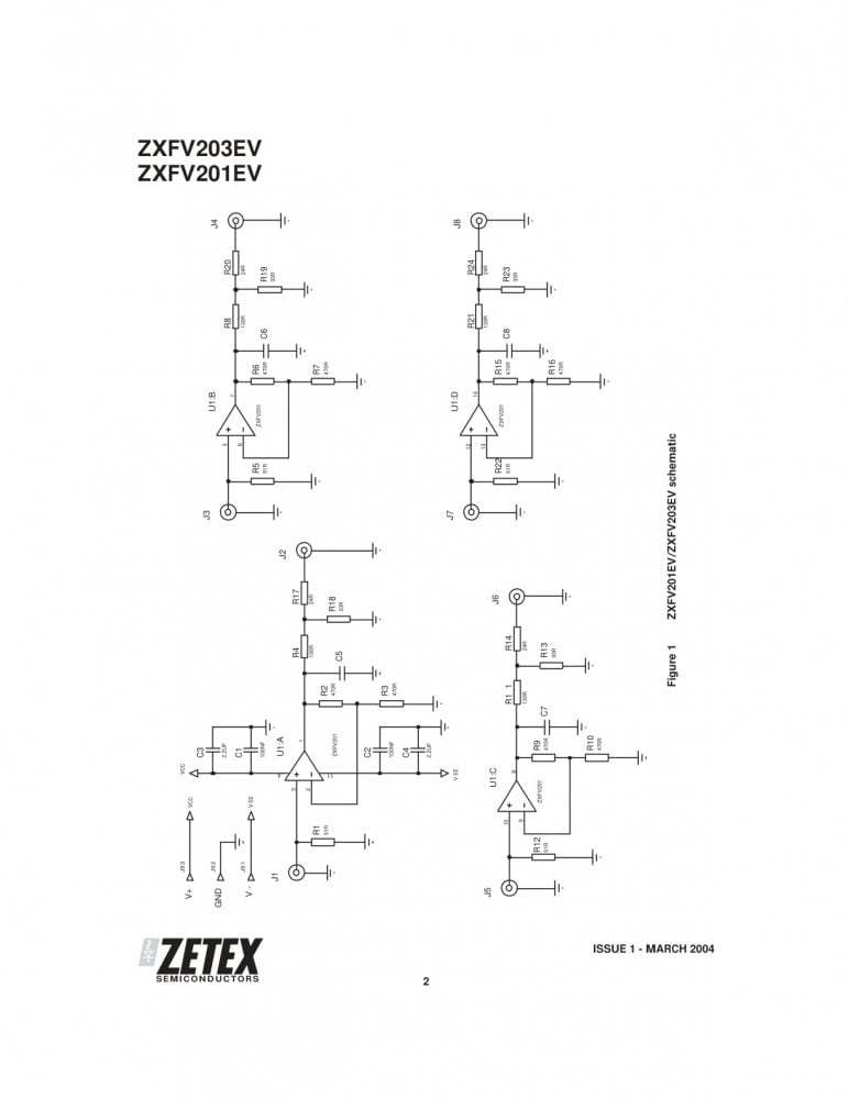 ZXFV201EV evaluation board document page 2