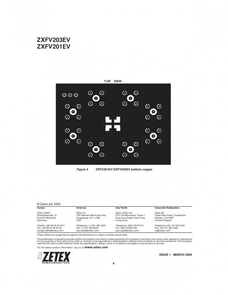 ZXFV201EV evaluation board document page 4