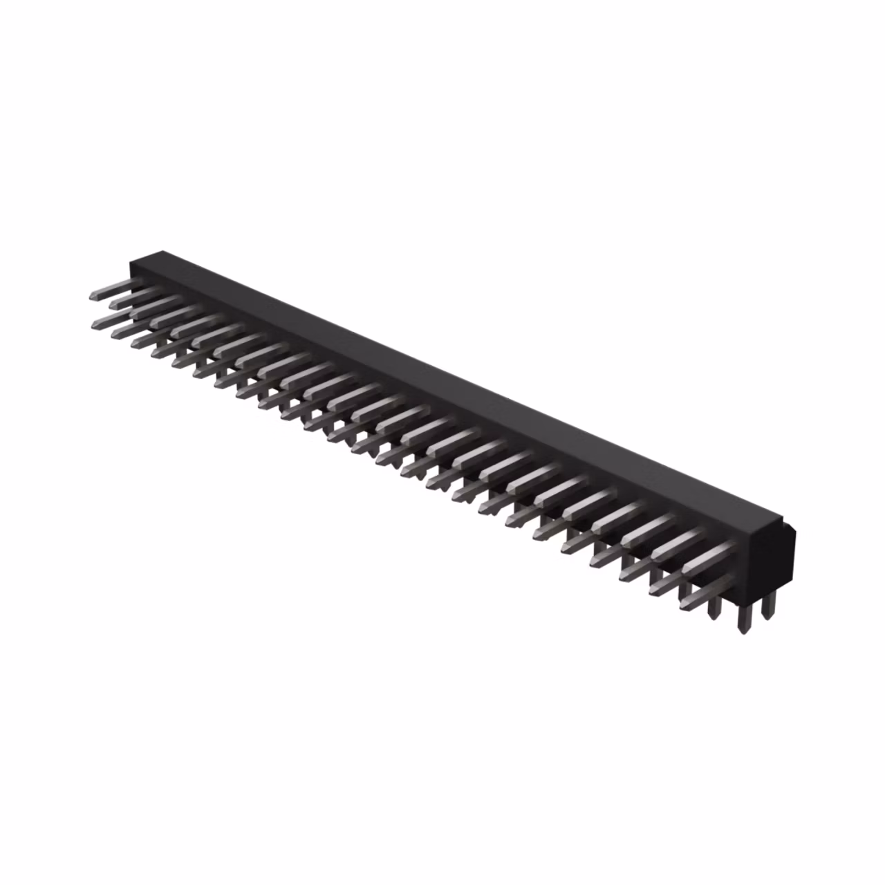 2.00mm Pitch Milli-Grid Header, Right-Angle, Through Hole, 50 Circuits, 2.54µm Tin (Sn) Plating, Mating Pin Length 4.00mm, Tail Length 2.60mm, Tray, Lead-Free for sale