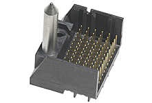 Impact 100 Ohm 4 Pair Vertical Backplane Header, Left Guided, Open Endwall, 6 Columns, 72 Circuits, Pin Length 4.90mm, Plated Through Hole Dimension 0.46mm, Lead-Free for sale