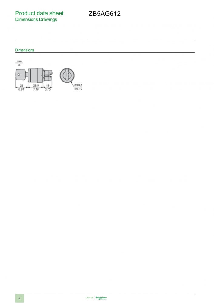 ZB5AG612 technical documentation page 4
