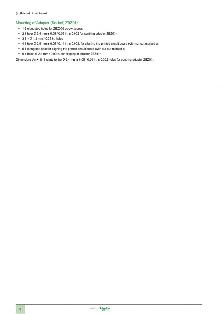 ZB5AG612 technical documentation page 8