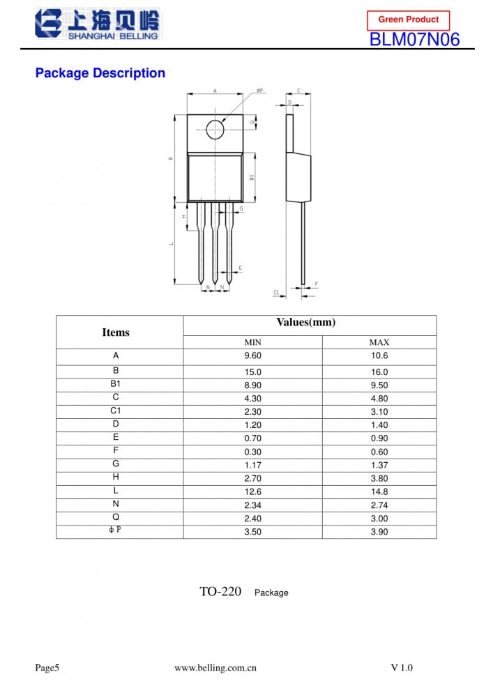 BLM07N06-D datasheet page 5