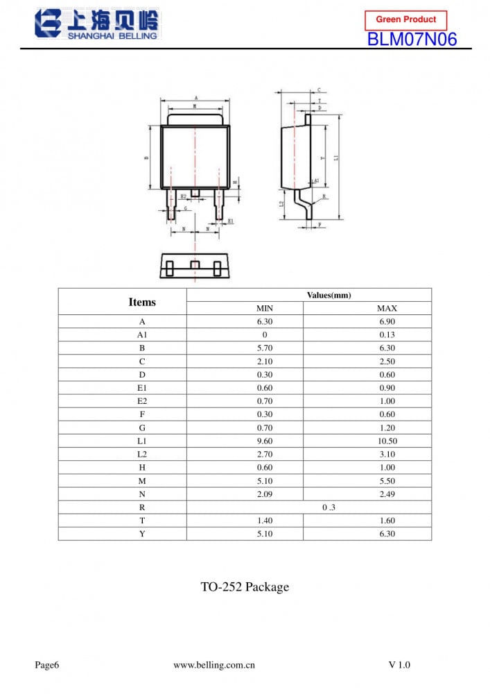BLM07N06-D datasheet page 6