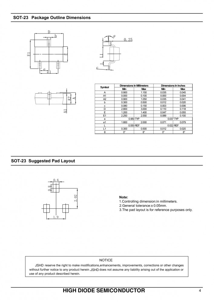 High Diode 3402 datasheet page 4