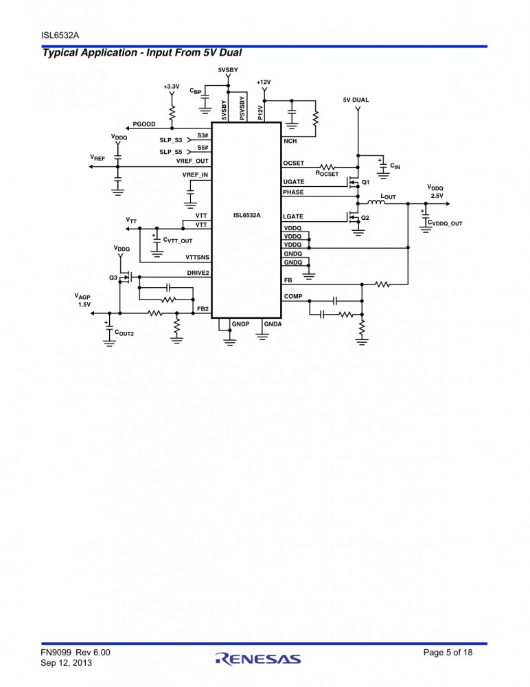 ISL6532A datasheet page 5