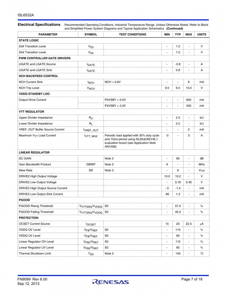 ISL6532A datasheet page 7