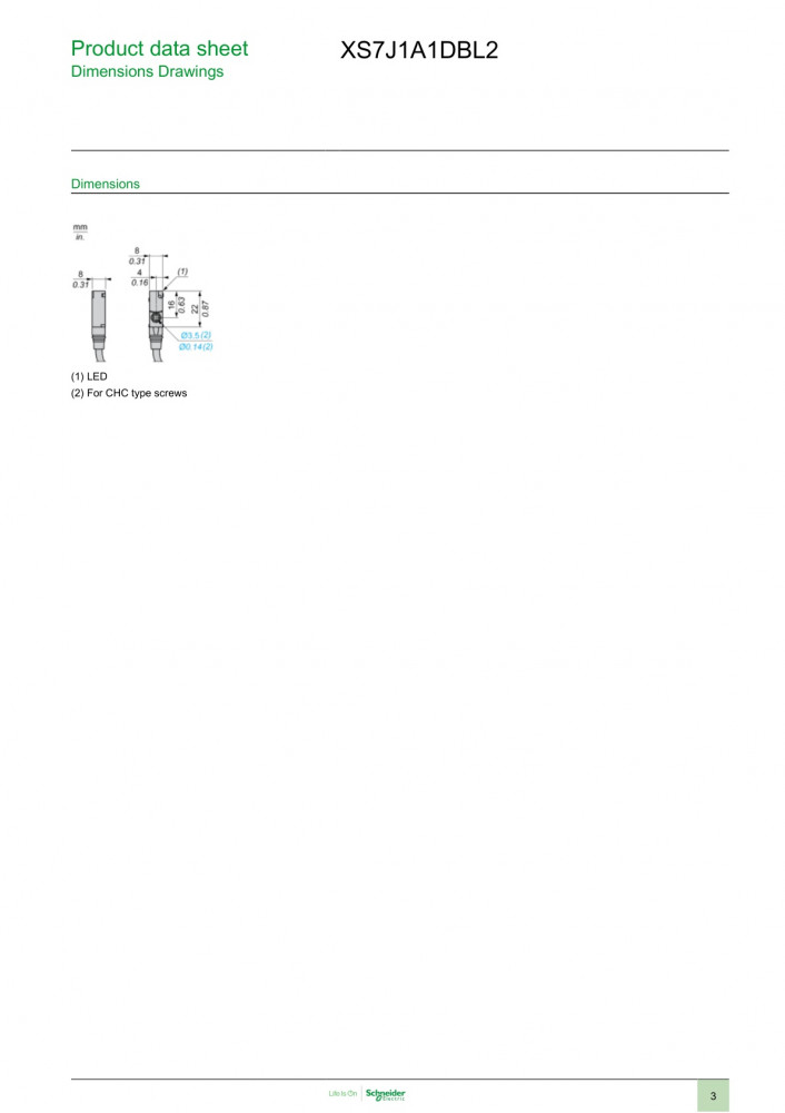 XS7J1A1DBL2 product documentation page 3