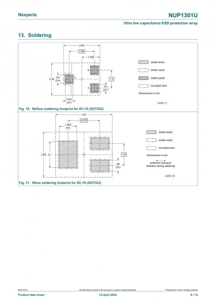 NUP1301U datasheet page 9