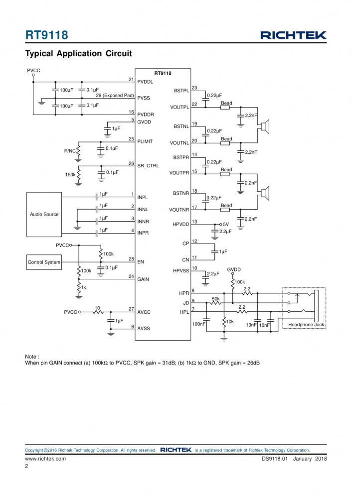 RT9118 datasheet page 2