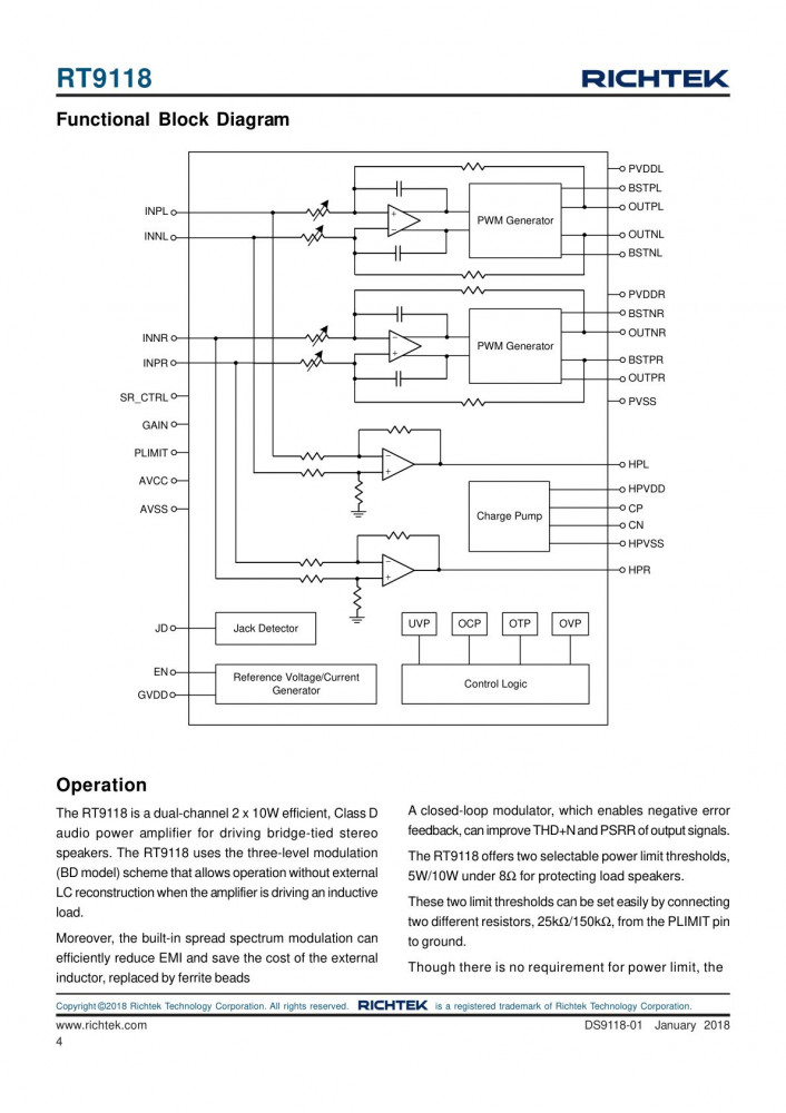 RT9118 datasheet page 4