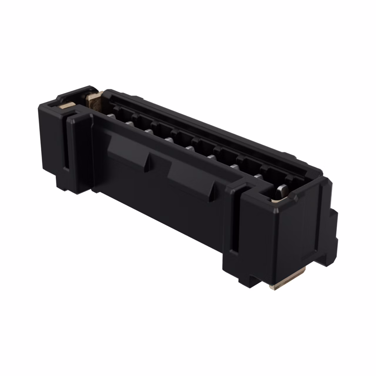 1.50mm Pitch, Micro-Lock Plus PCB Header, Single Row, Right Angle, Surface Mount, Tin-Bismuth Plating, Positive Lock, 9 Circuits, Black for sale