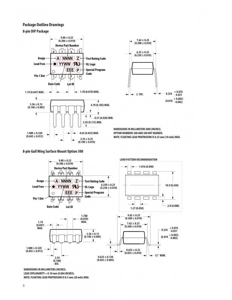 HCPL-7860 datasheet page 3