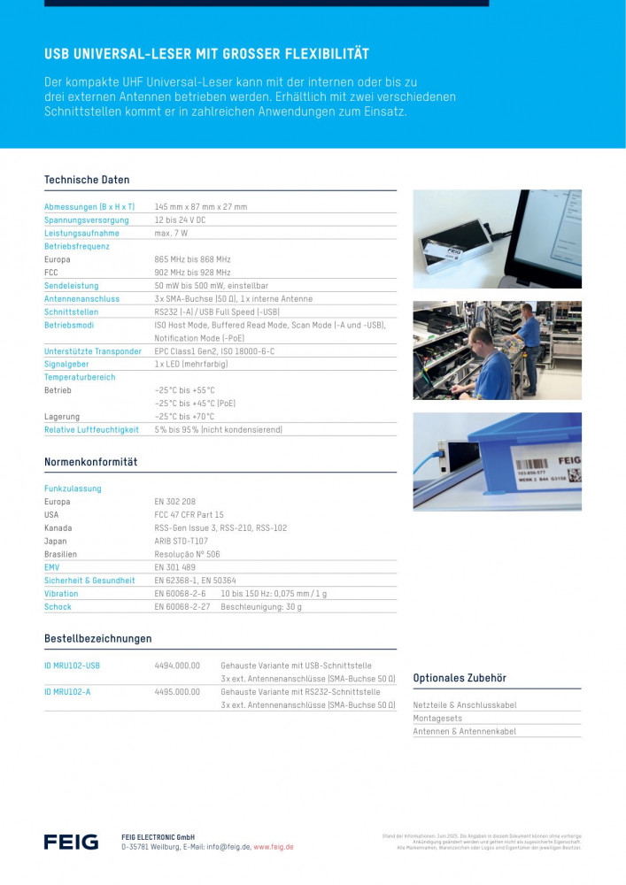 ID MRU102 technical document page 2
